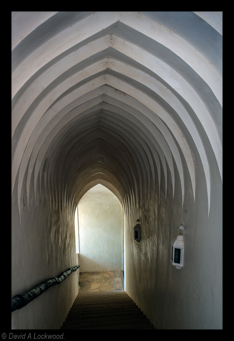 Arched descending corridor – David A Lockwood